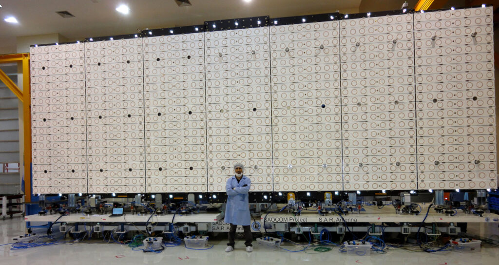 Meet the 35 sq meter L-Band SAR Antenna – Synthetic Aperture Radar (SAR)